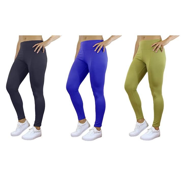 689736193523 UPC - Women's Stretch Ponte Leggings 3 Pack | UPC Lookup